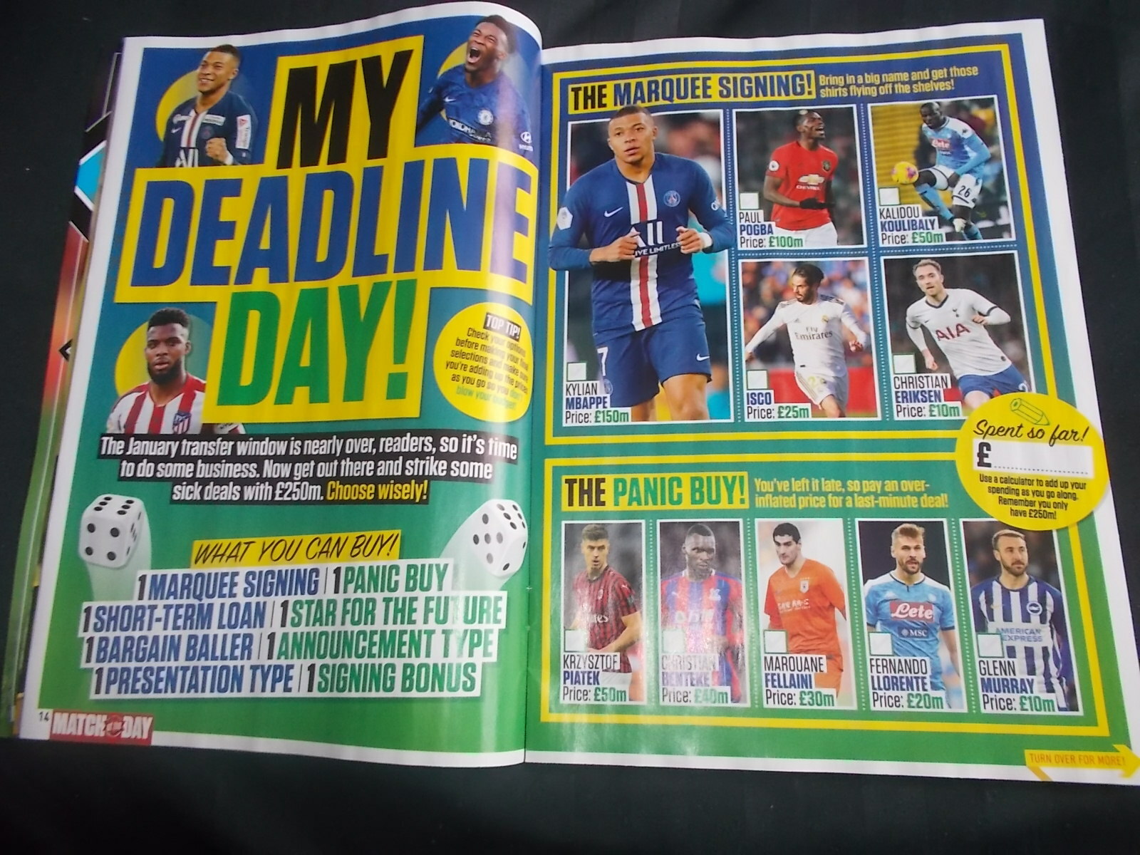 BBC Match of The Day MOTD Football Magazine Issue 588 January 28th 2020 ...