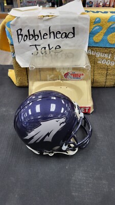 CIB NEVADA WOLF PACK RIDDELL VSR4 MINI HELMET NCAA FOOTBALL BLANK ...