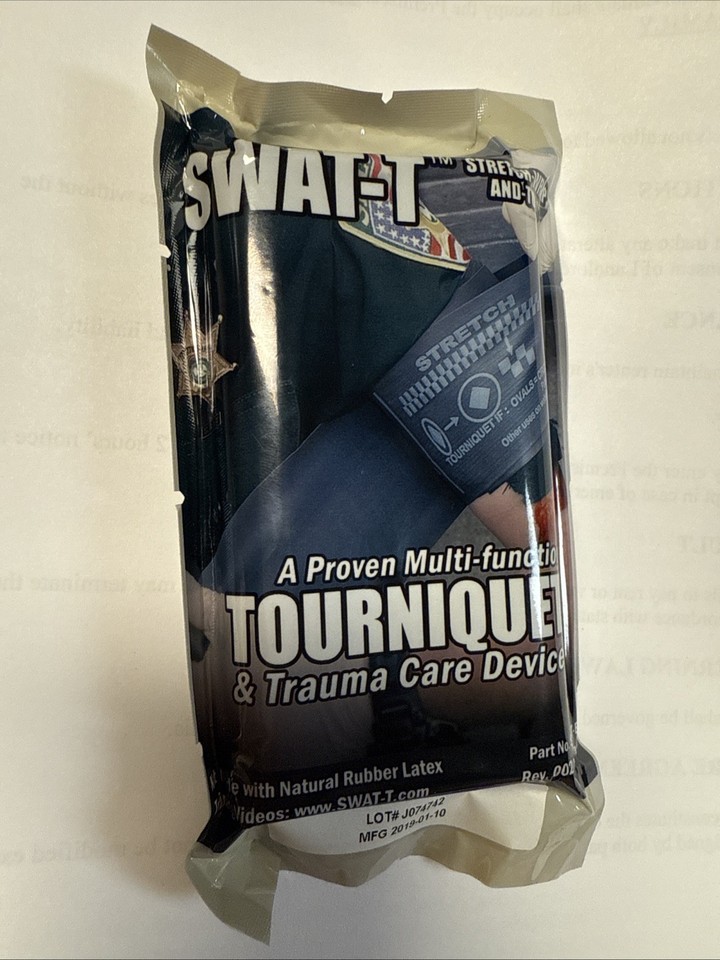H&H SWAT-T TOURNIQUET BLACK EMT PARAMEDIC TACTICAL FIRST AID SWAT-BLK ...