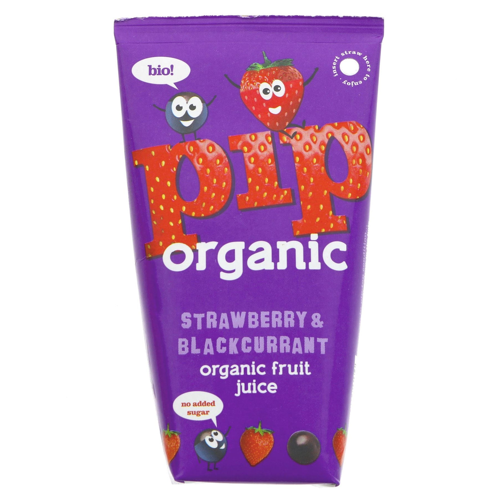 Pip Organic | Strawberry & Blackcurrant | 1 x 4 x180ml | eBay UK