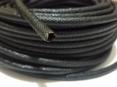 10 feet 5/32" I.D. ASPHALT CLOTH WIRE LOOM ORIGINAL RESTORATION CONDUIT ...
