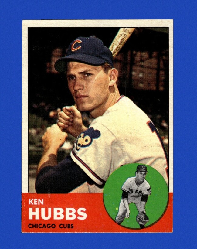1963 Topps Set-Break # 15 Ken Hubbs EX-EXMINT *GMCARDS* | eBay