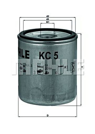 ISUZU 8944147963 - Fuel filter cross reference