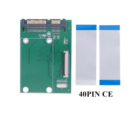 2pcs CE / ZIF to SATA serial port hard disk adapter card with flexible ...