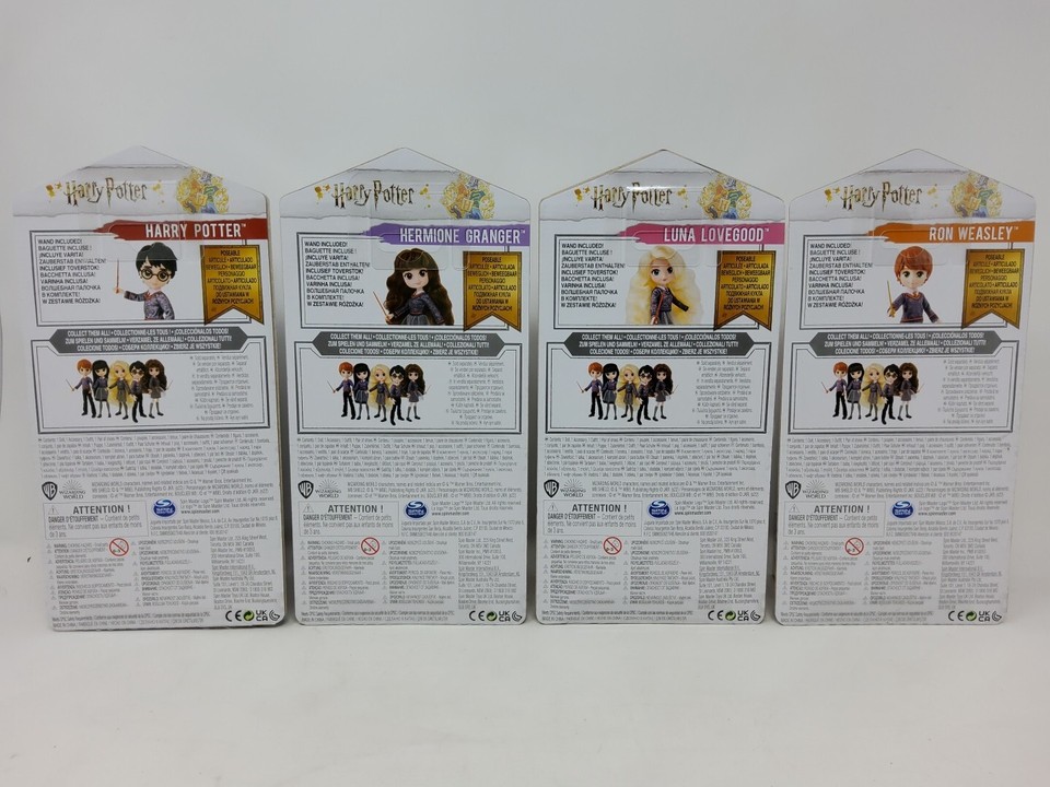 Wizarding World Of Harry Potter 8 Inch Dolls 4 Pack, Harry,Hermione ...