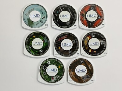 Sony PSP UMD - Lot of 8- Disc Only! FREE SHIPPING ACC (PSP-3) | eBay