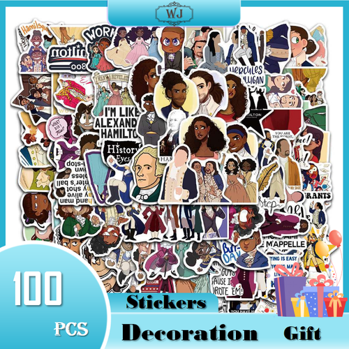 100pcs Hamilton Musical Theater Vinyl Decal Stickers Car Laptop ...