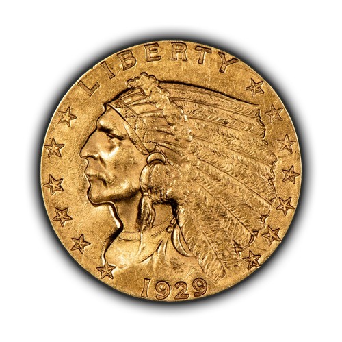 1929 G$2.50 Indian Head Gold Quarter Eagle - AU/UNC - SKU-G3721 | eBay