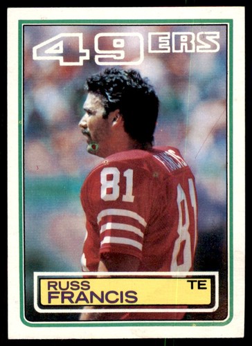 1983 TOPPS RUSS FRANCIS. . SAN FRANCISCO 49ERS #166 | eBay