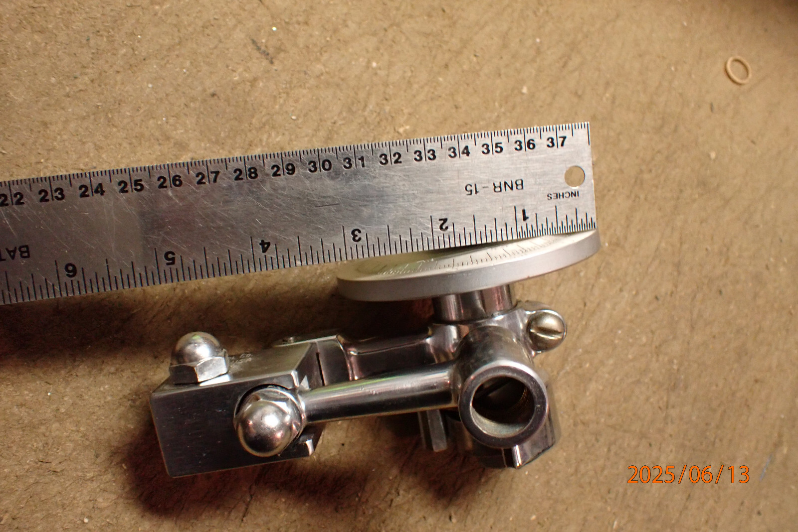 VINTAGE WELDON CLEVELAND OH METAL LATHE CARRIAGE MEASURING ATTACHMENT ...