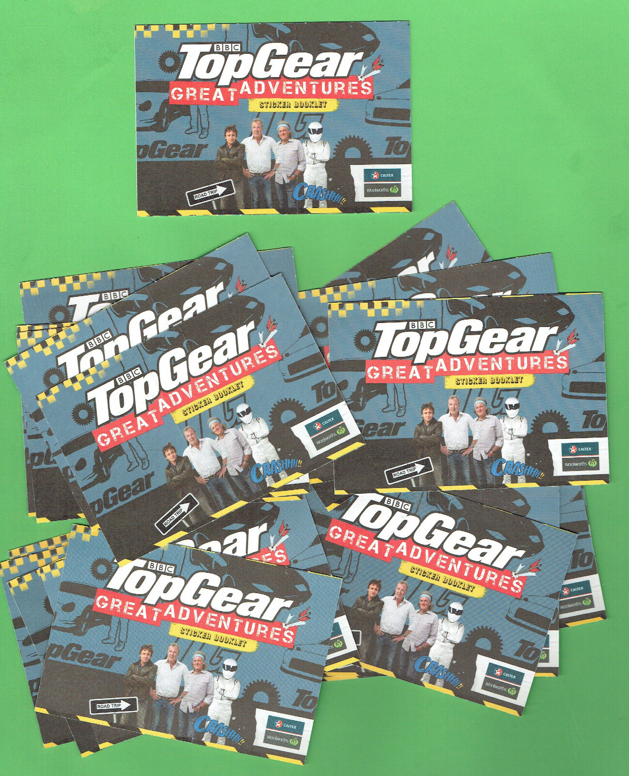 #D168. TWENTY-EIGHT (28) TOP GEAR TV SHOW STICKER CARDS - WOOLWORTHS ...