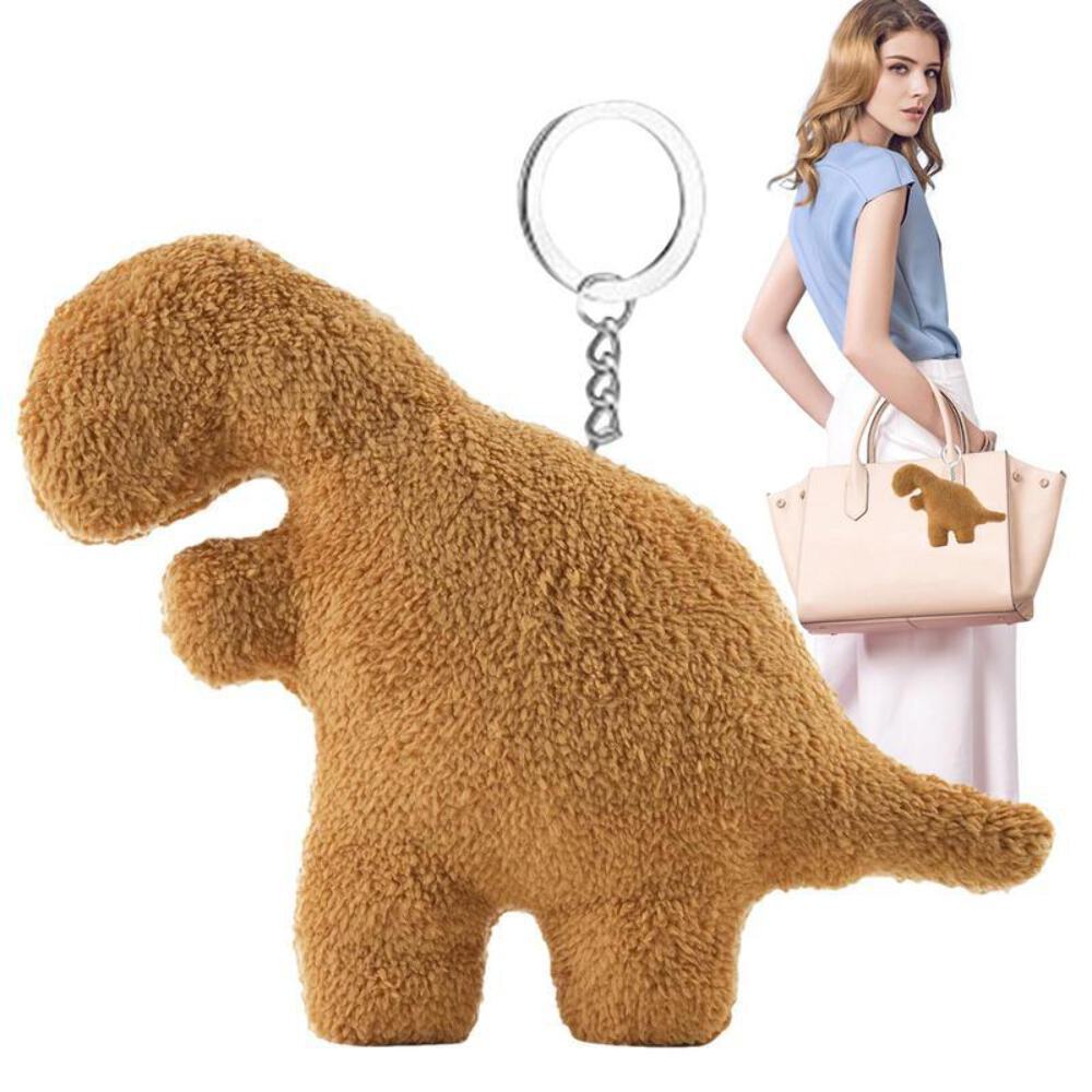 Dino Nugget Plush Keychain: Brontosaurus, Pterodactyl, Stegosaurus | eBay