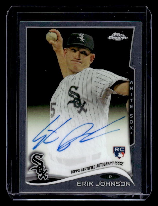 2014 Topps Chrome #98 Erik Johnson Rookie Autograph | eBay