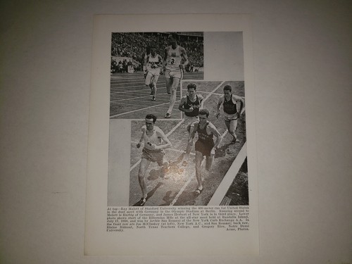 Ray Malott Archie San Romani James Herbert Track Joe McCluskey 1939 ...