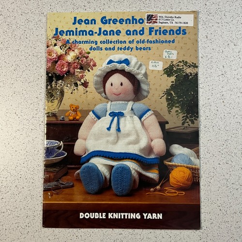 Jean Greenhowe's Jemima Jane & Friends Dolls Teddy Bears Knitting ...
