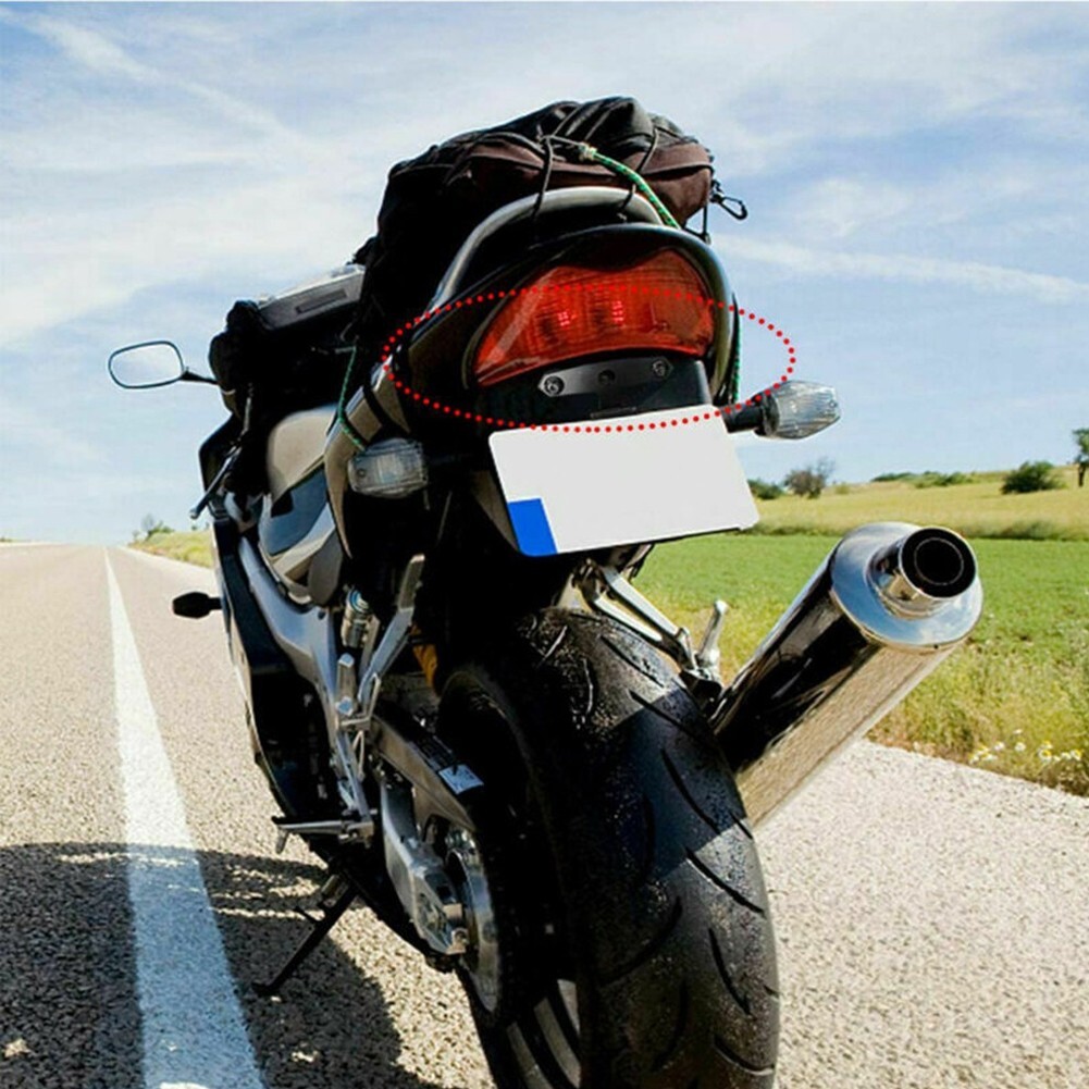 Motorbike Folding License Plate Tail Light License Number Plate Bracket ...