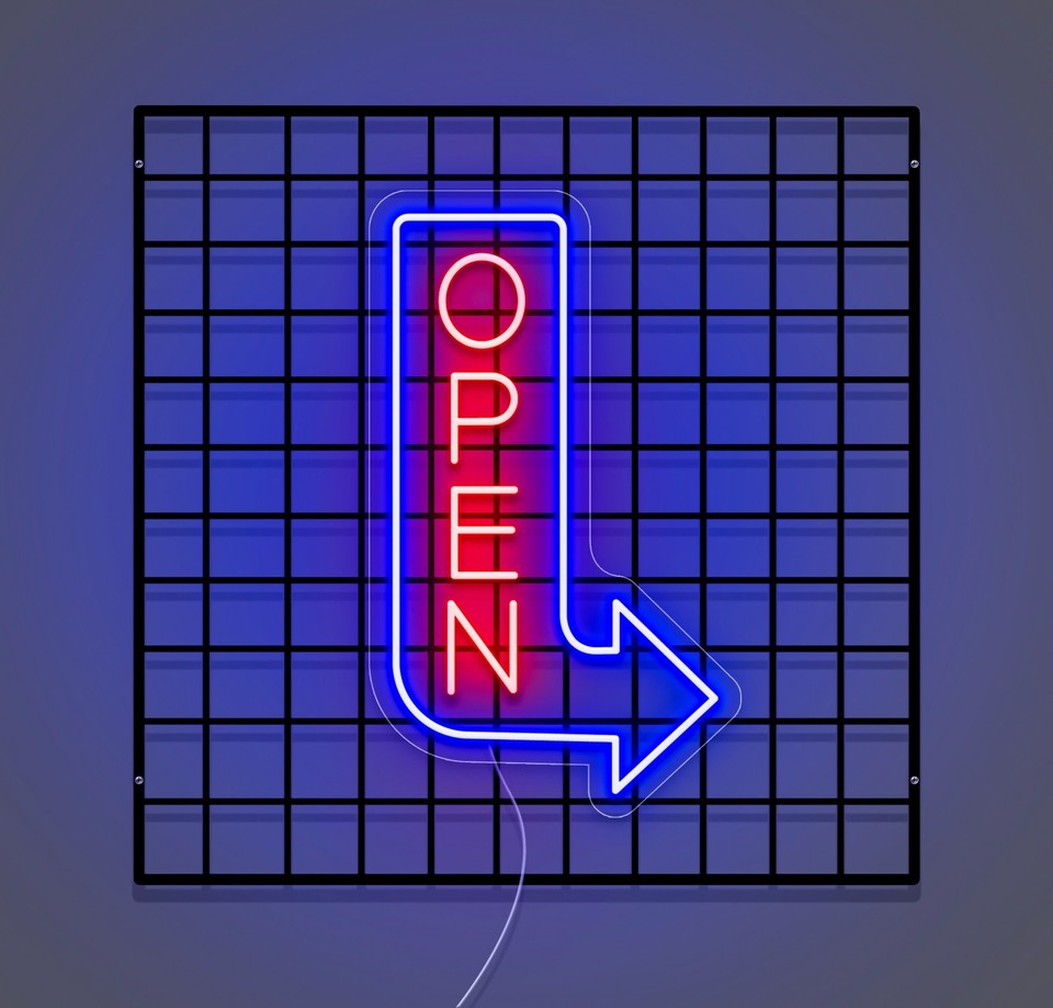 OPEN NEON SIGN outdoor ads, Led Business Open Sign, Custom Neon For ...