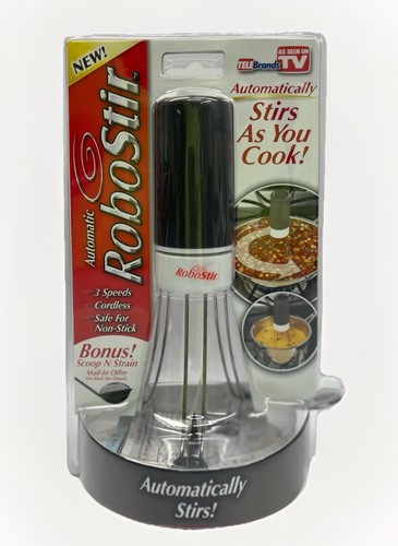 Robo Stir Automatic Cooking Pot Stirrer 3-Speed Cordless Non-Stick As ...