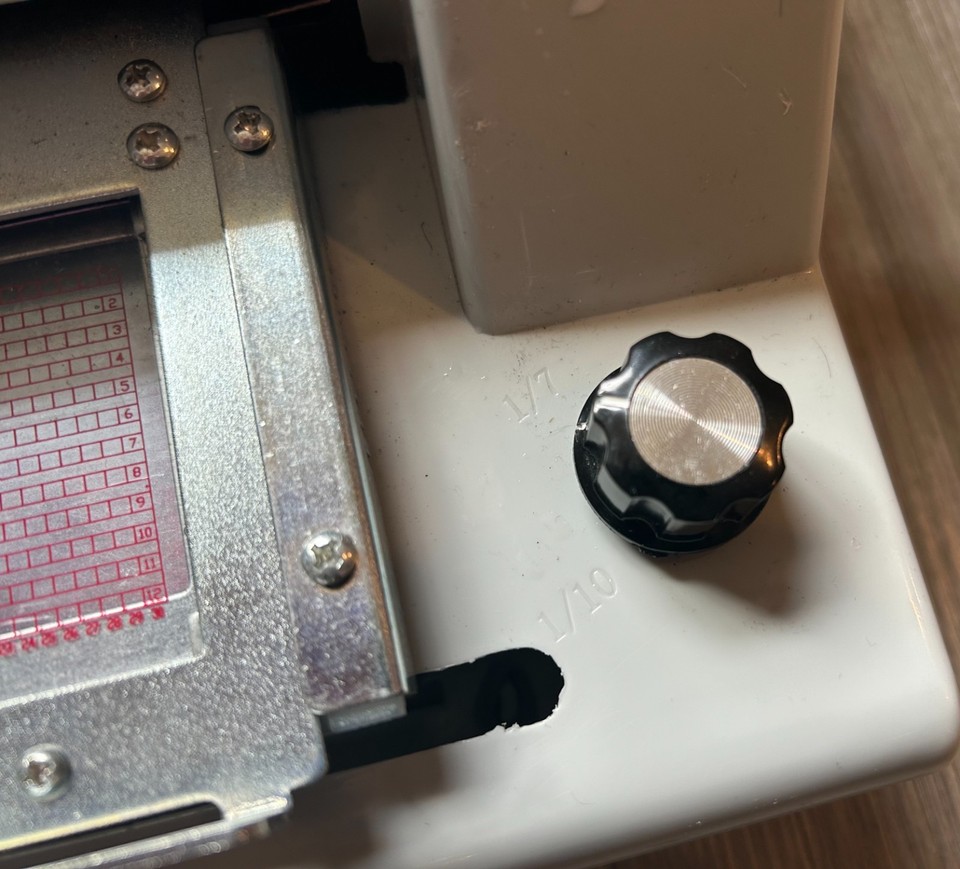Embossing Machine 72-Characters Card Embosser Printer Code ID PVC ...