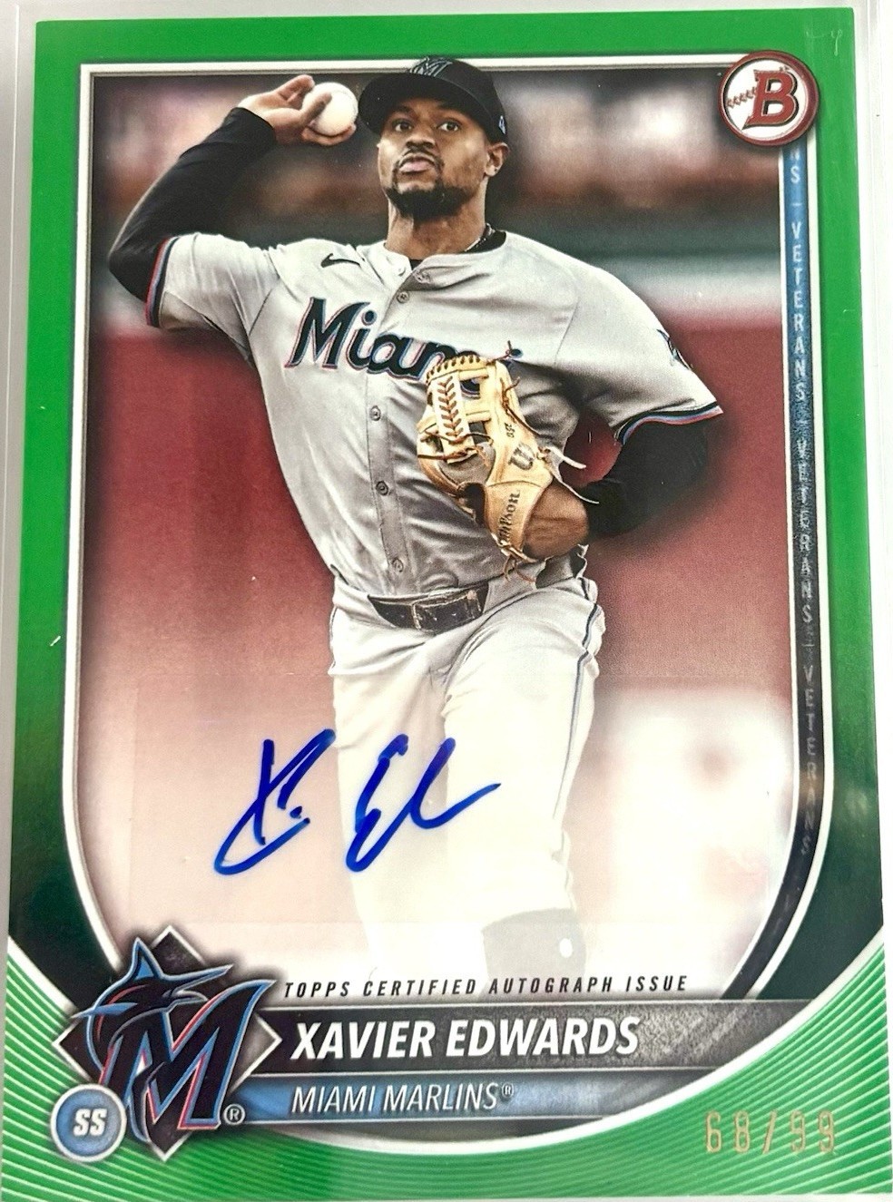 2025 Bowman - Paper Rookies and Veterans Retail Autographs Xavier ...