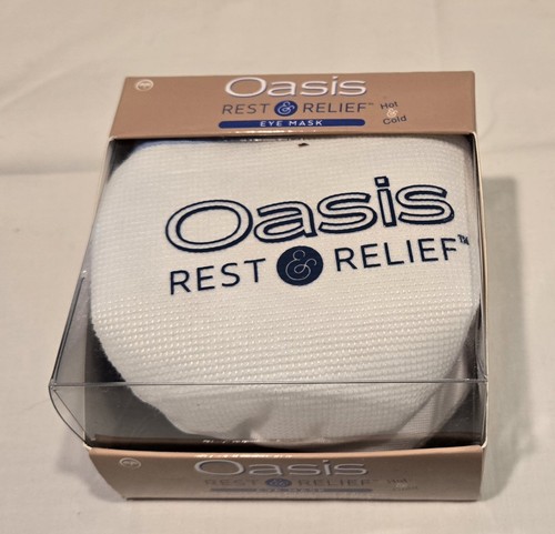 OASIS Eye Mask Rest & Relief Hot & Cold Therapy Relief For Dry Eye ...