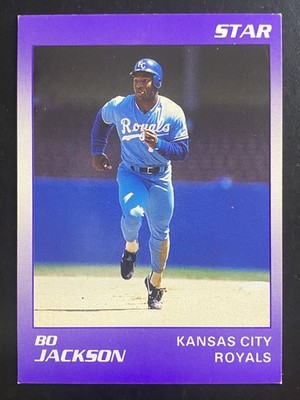 Bo Jackson 1990 Star Baseball Purple Kansas City Royals #10 | eBay