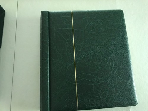 IRELAND LIGHTHOUSE TWO [2] BROWN HINGELESS ALBUMS WITH STAMPS AND ...