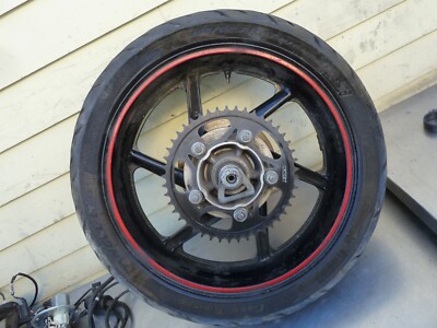 Rear wheel & tire SV650 S 08 03-09 04 05 06 07 Suzuki #K18 | eBay