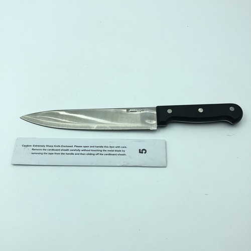NEW Ronco Showtime Six Star #5 CHEF Kitchen Knife Stainless Steel Full ...