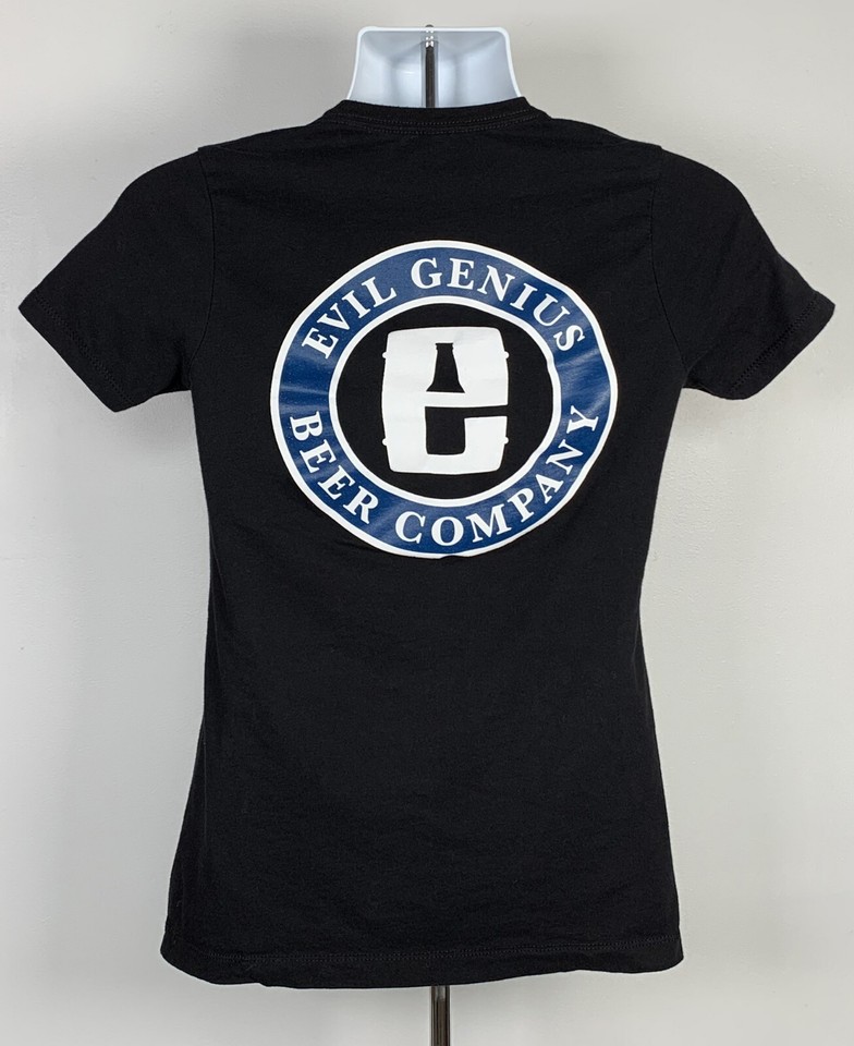 Evil Genius Beer Company T Shirt Womens Medium Philadelphia Brewery ...