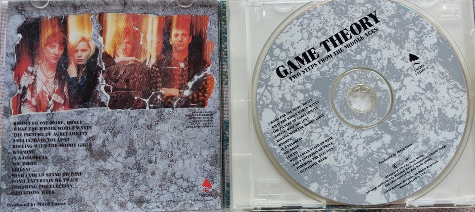 Game Theory -Two Steps From the Middle Ages CD - Enigma 1988 Like New ...