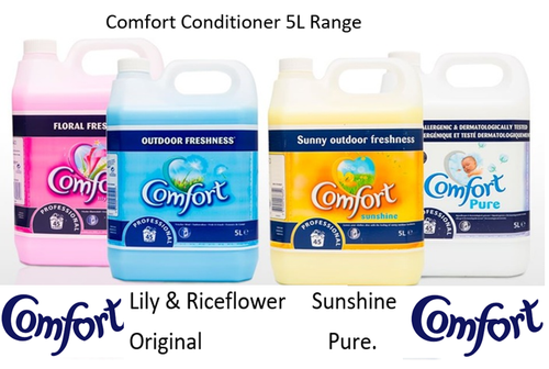 Comfort Concentrate Professional Fabric Softener Conditioner Range 45 ...