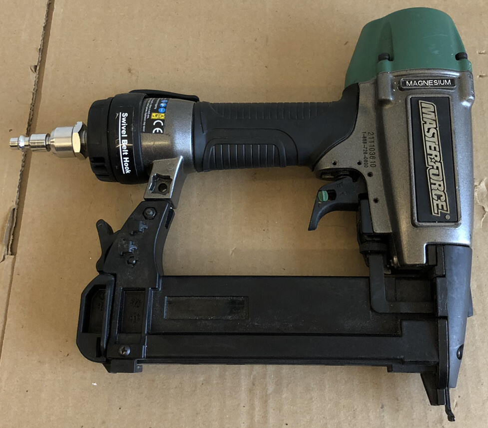 Masterforce 1/2" to 1-9/16" 18-Gauge Narrow Crown Stapler 208-5021 for ...