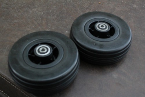 6" x 2" Front & Rear Caster Wheels Quantum Q6 Edge Power Chair ...