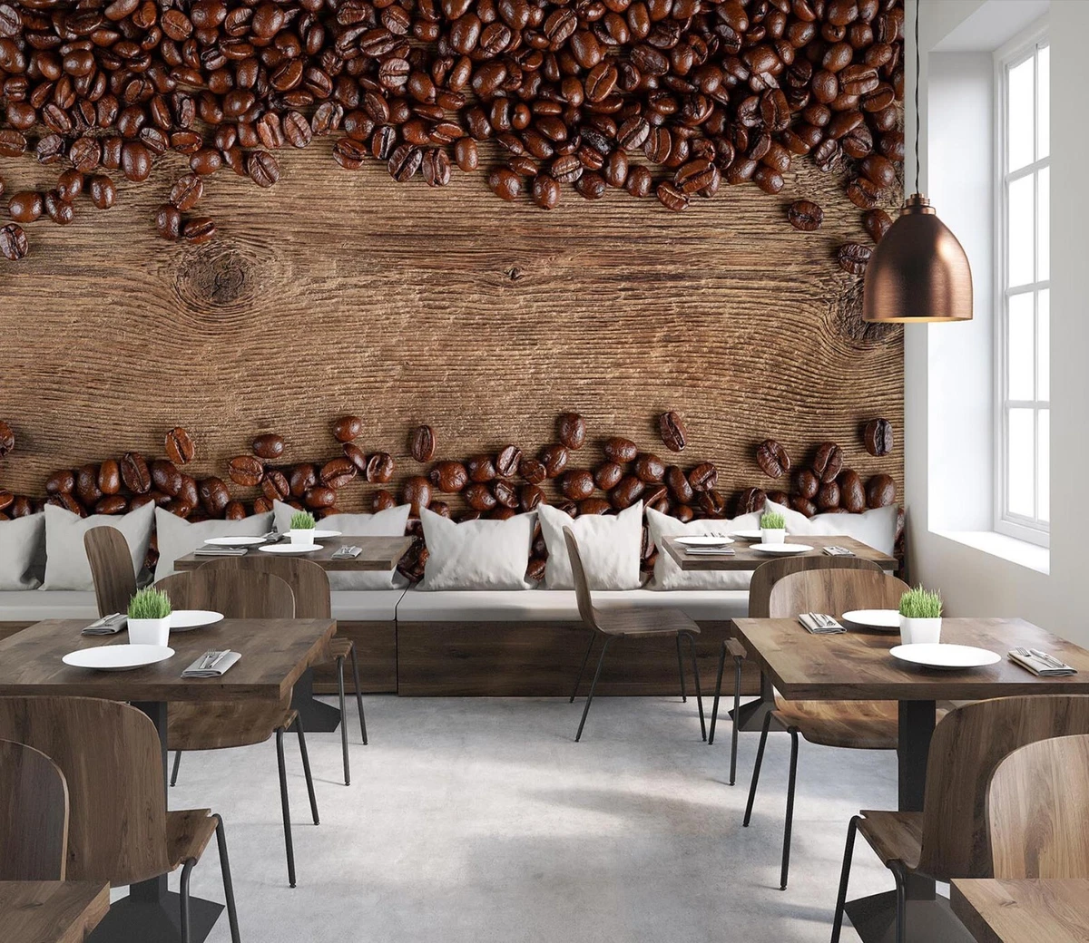 Coffee Shop Wallpaper Murals