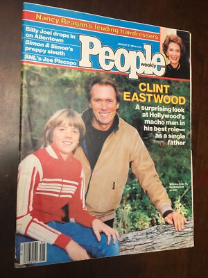 People Weekly Magazine January 10, 1983 Clint Eastwood Nancy Reagan ...