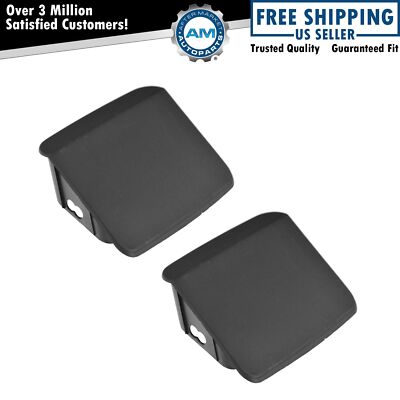 Mopar 55078138AA Bumper End Cover Front LH & RH Pair For 97-06 Jeep ...