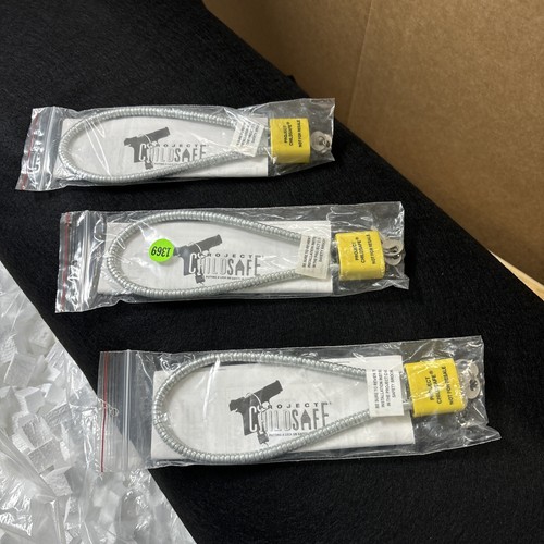 Project Childsafe Cable Gun Locks with Keys & Instructions - Lot of 3 ...