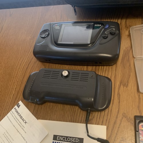 Sega Game Gear Lot 7 Games, Travel Case, Powerback And Console (for ...