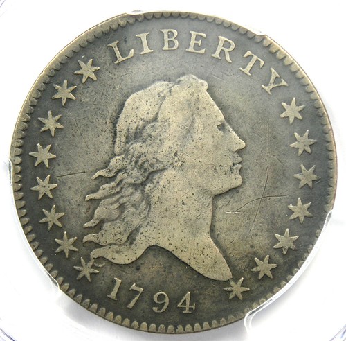 1794 Flowing Hair Half Dollar 50C Coin - Certified PCGS Fine Detail ...