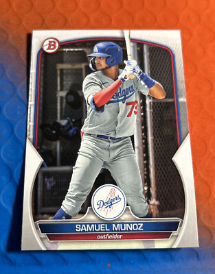 2023 Bowman Samuel Munoz #BP-80 Prospects Los Angeles Dodgers Baseball ...