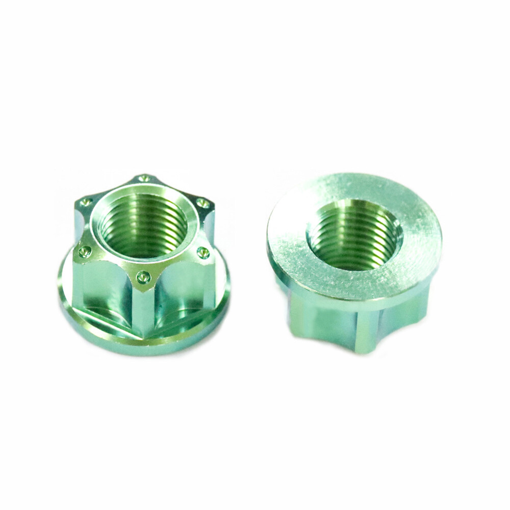 Titan Flanschmuttern M5 M6 M8 M10 M12 M14 Ti Bundmutter 6 Farbe | eBay.de