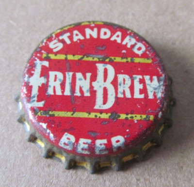 ERIN BREW STANDARD BREWING CLEVELAND OHIO OH VINTAGE CORK BEER BOTTLE ...