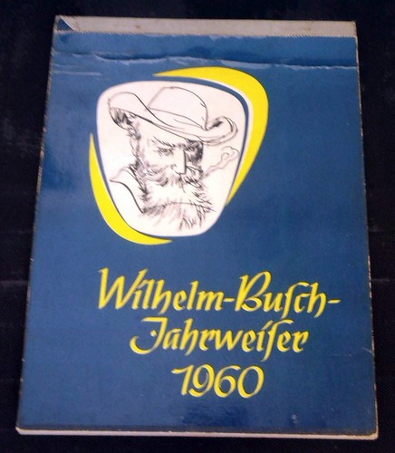 WILHELM BUSCH KALENDER DER 1960 ILLUSTRATED GERMAN CALENDAR | eBay