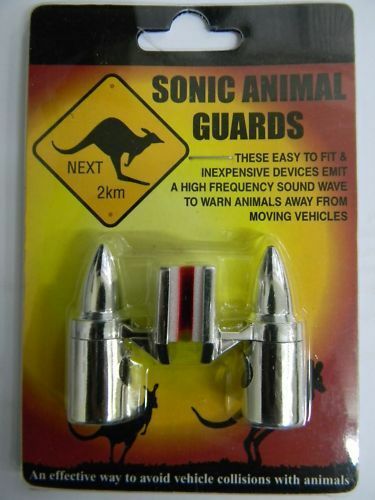 2x Animal Repeller Sonic Guards Shoo Roo Guard Kangaroo Warning 4wd ...