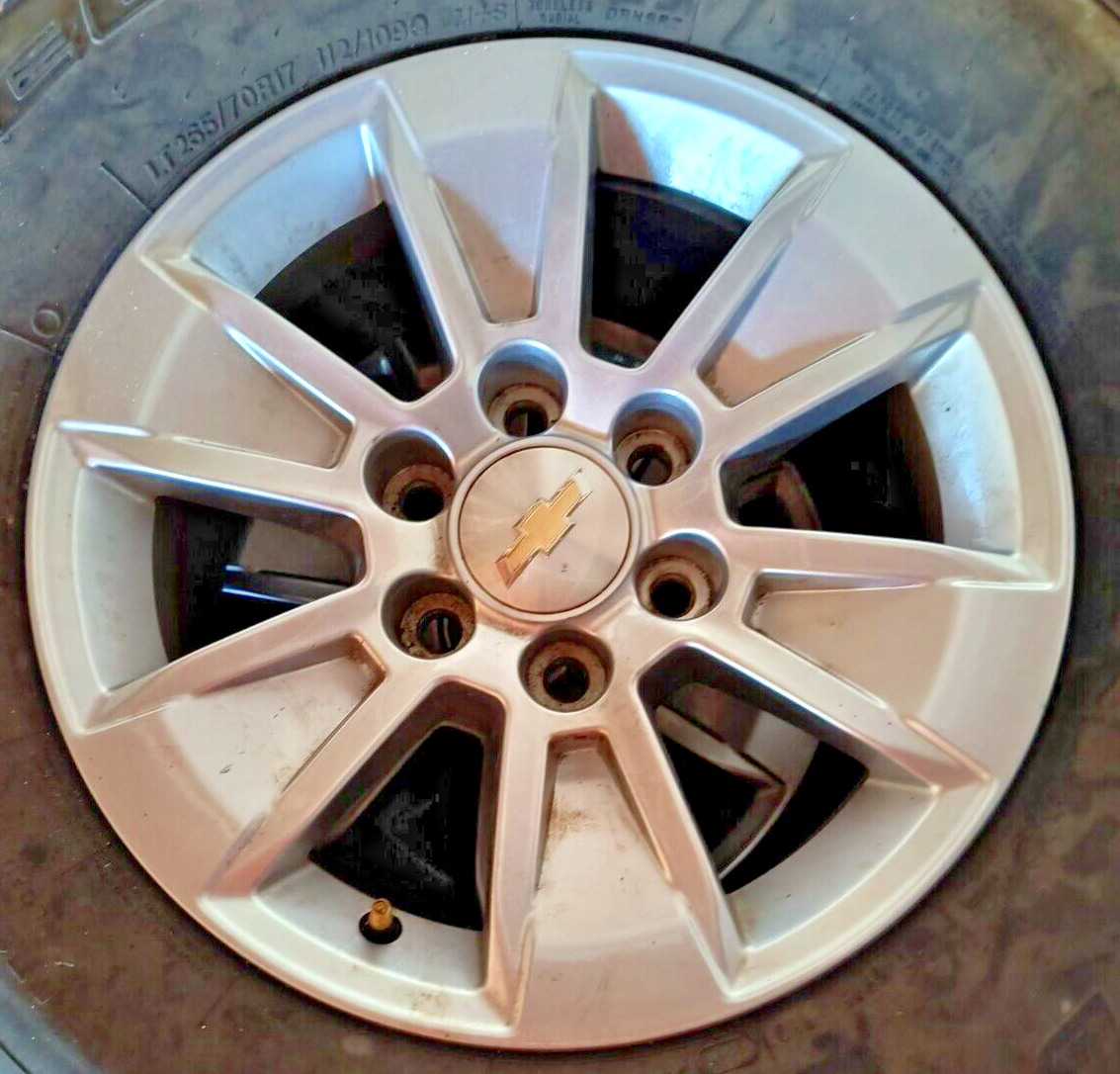 Chevy Silverado 1500 OEM Alloy Wheel Rim 6 Spoke 17" Rims | eBay