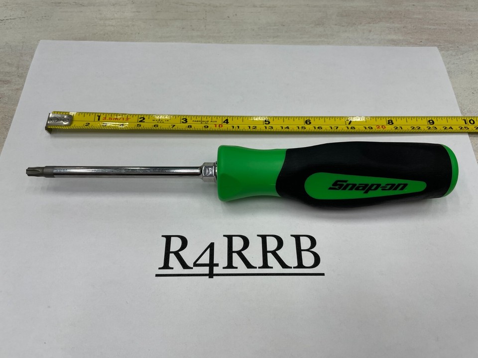 Snap-on Tools USA NEW GREEN Soft Grip T27 Torx Screwdriver SGDTX427BG ...