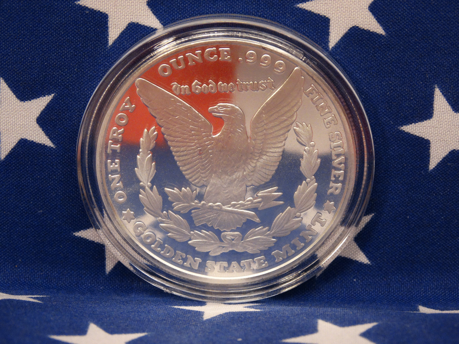 GSM Morgan Silver Dollar Round BUPL 1oz Troy .999 Fine Solid Silver ...