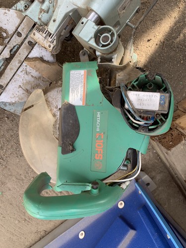 Parting Out Hitachi C10FS 10" 115V 12Amp Slide Compound Miter Saw | eBay