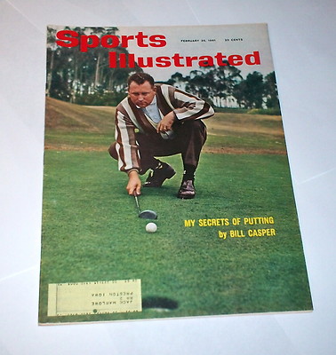 1961 Sports Illustrated BILLY CASPER Secrets of Putting NICE ! | eBay